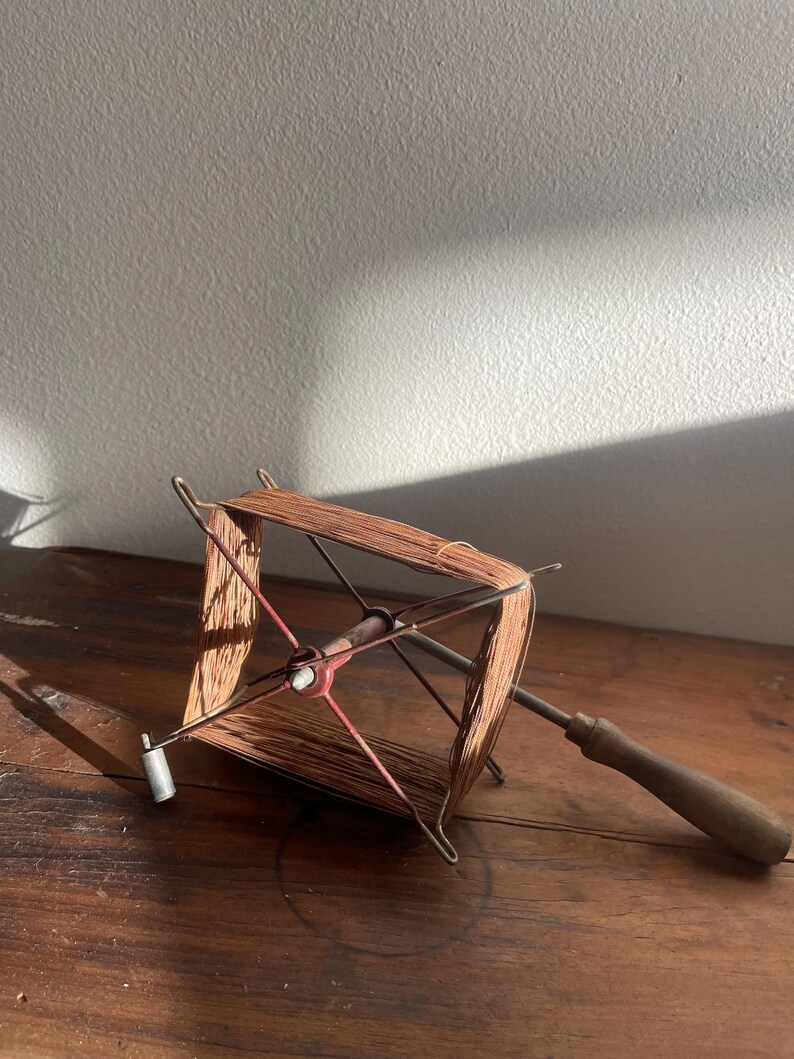Antique Kite Reel With Original String - Etsy