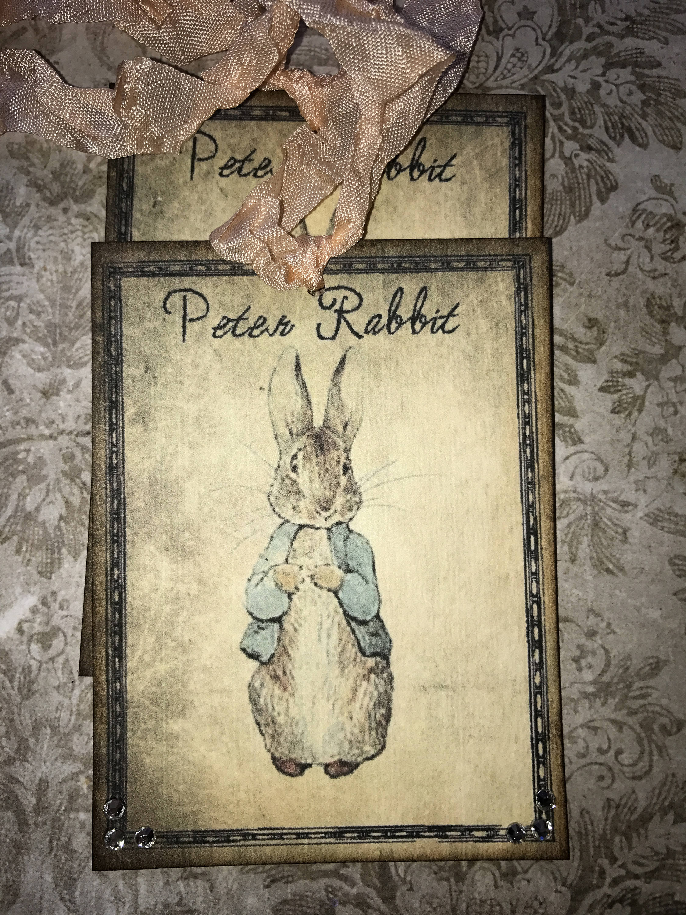 Peter Rabbit / Beatrix Potter tags set of 6 vintage inspired | Etsy