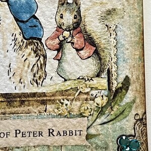 Peter Rabbit Tags, Set of 4 With Crystal Rhinestones. - Etsy