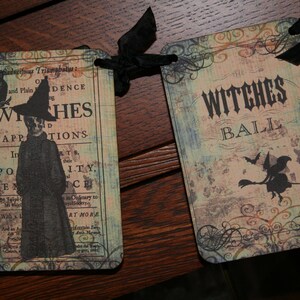 WITCH Banner / Garland. Salem Witches, Witch Trials - Etsy