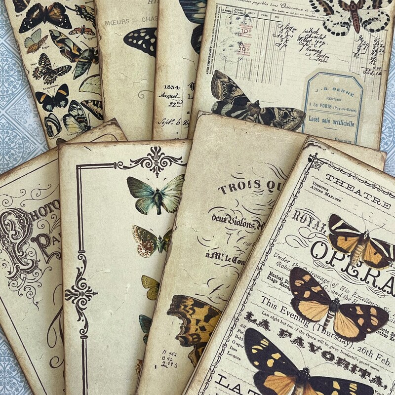 Butterfly Ephemera - Etsy