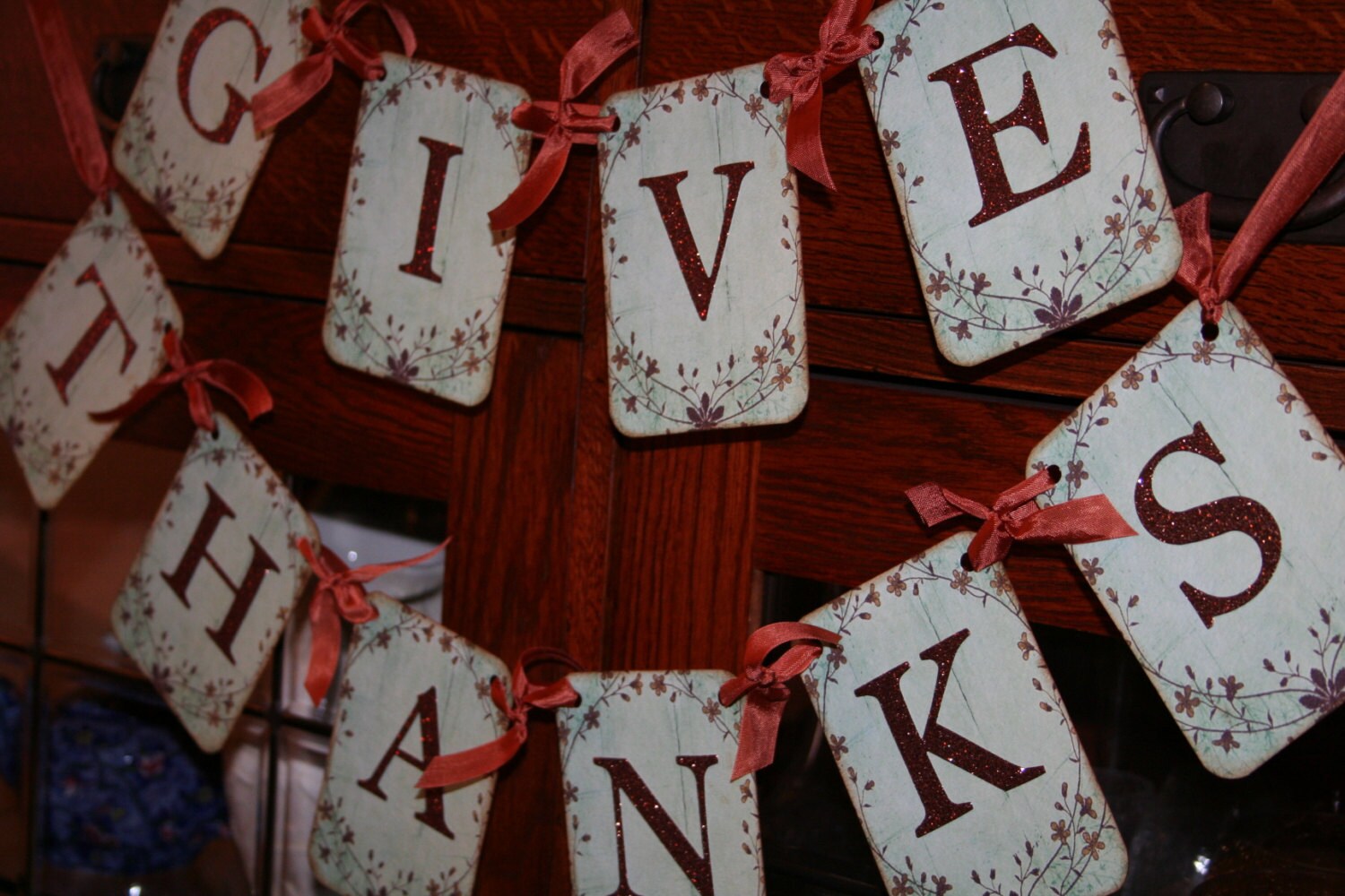 Give Thanks Thanksgiving Banner. - Etsy