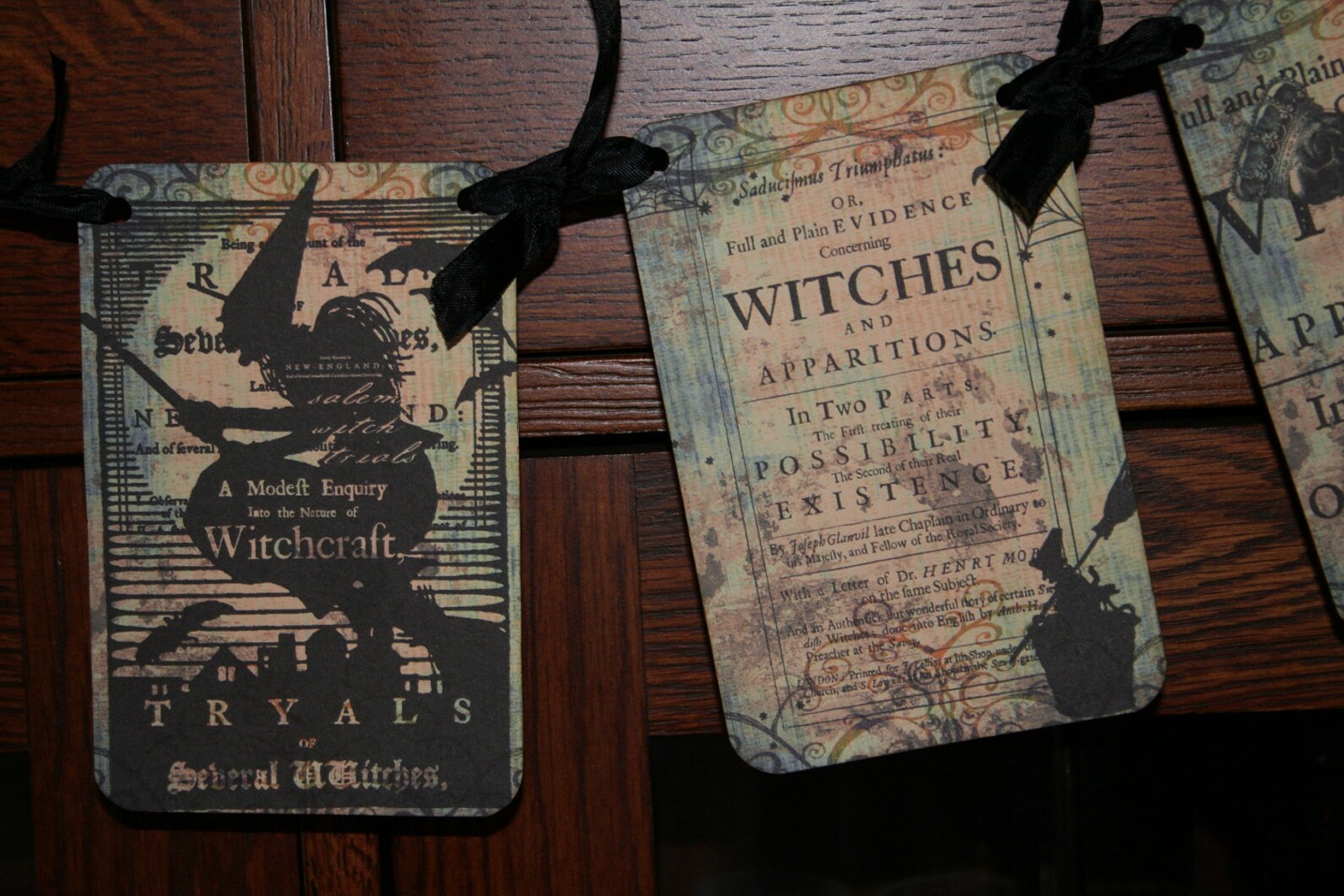 WITCH Banner / Garland. Salem Witches, Witch Trials - Etsy