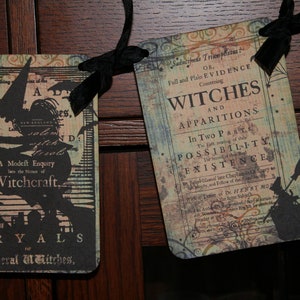 WITCH Banner / Garland. Salem Witches, Witch Trials - Etsy