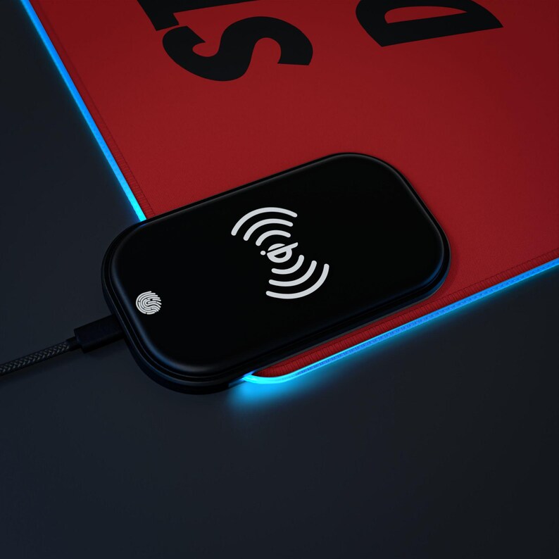 Dope Designz LED Gaming Mouse Pad - Wireless Charging Station, Gamer ...
