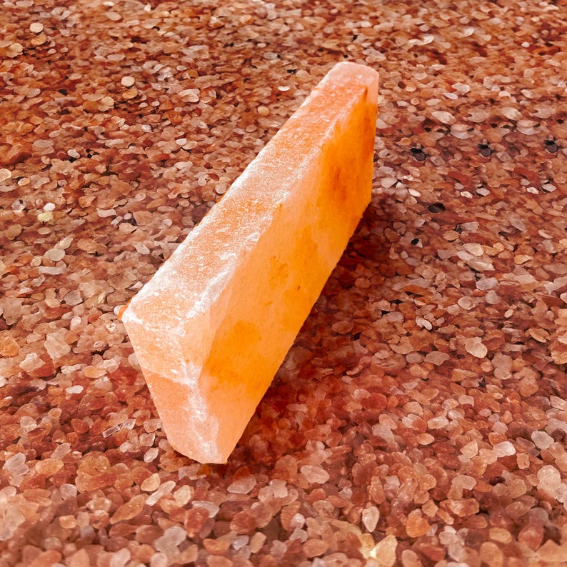 Handmade Himalayan Pink Salt Brick: Natural Home Decor (8x4x1 Inch) - Etsy