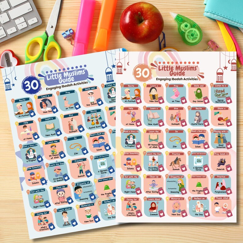 Muslimah Kids Activities 30 Engaging Ibadah Activities | Islamic ...