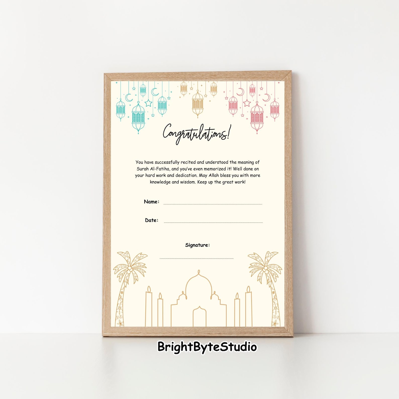 My Quran Journal | Surah Al Fatiha | Quran Worksheet | Surah | Reading ...