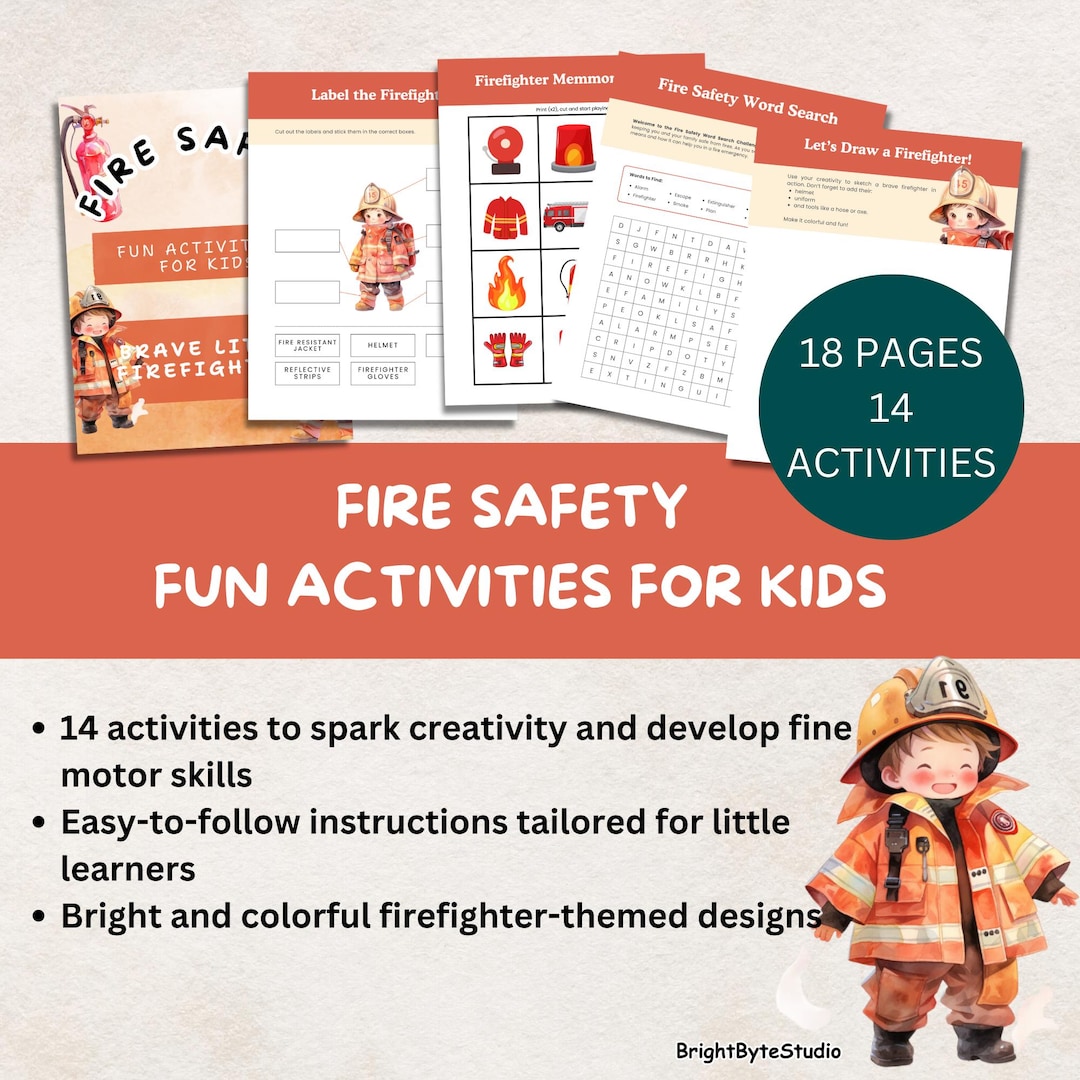 Brave Little Firefighters: Fun Activities for Preschoolers | Fire ...