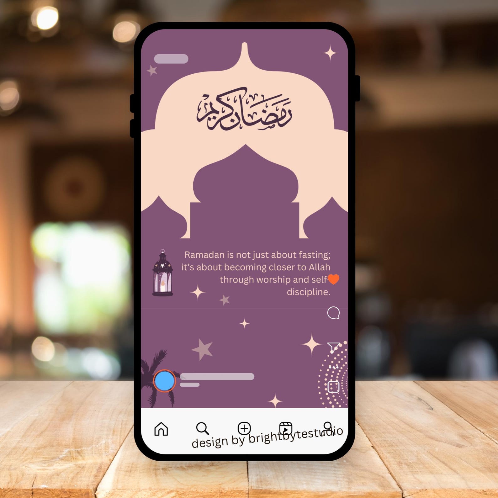 8 Ramadan Instagram Story Templates | Islamic Quotes & Hadith + Blank ...