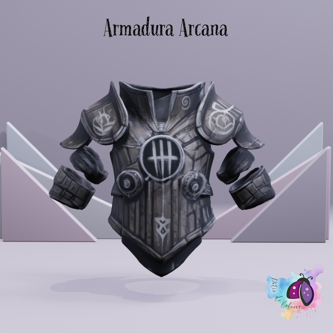 Arcane Armor 3d Model for Video Games, Animations and Renderings ...