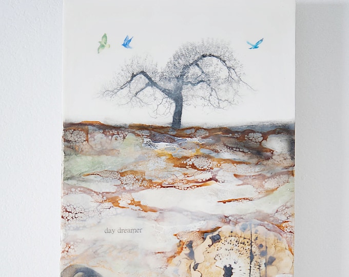 Encaustic Painting, Wax Painting, Tree Series, Original Encaustic Art ...
