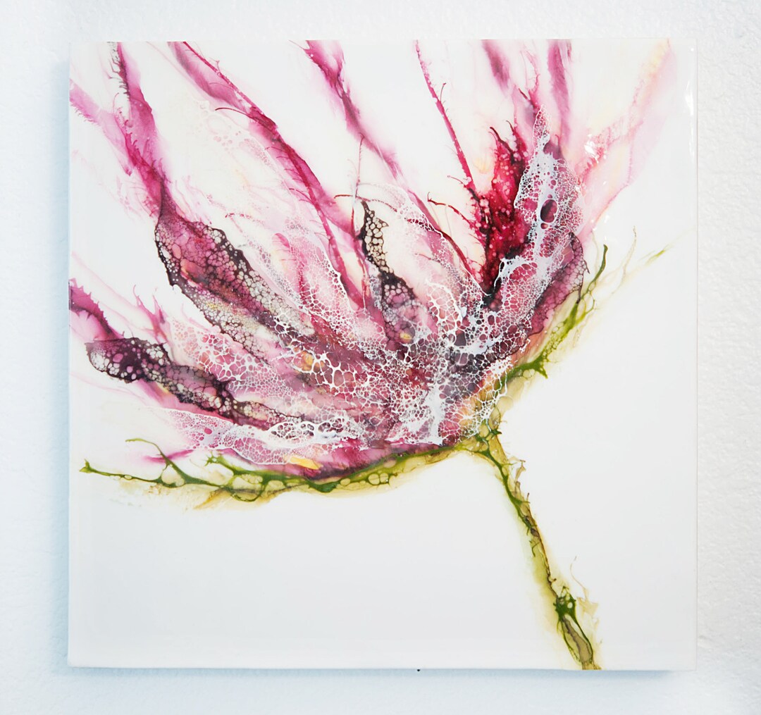 Encaustic Painting, Wax Painting, Original Encaustic Art, Botanical ...