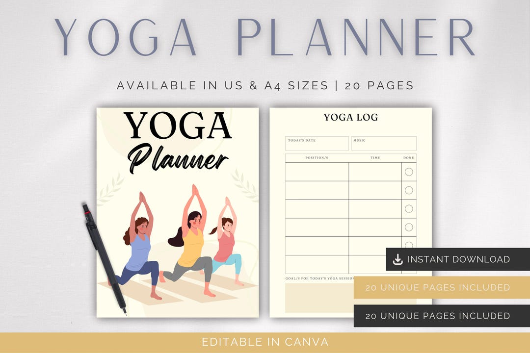 Mindful Yoga Journal | Track Your Practice & Growth - Ultimate Yoga ...