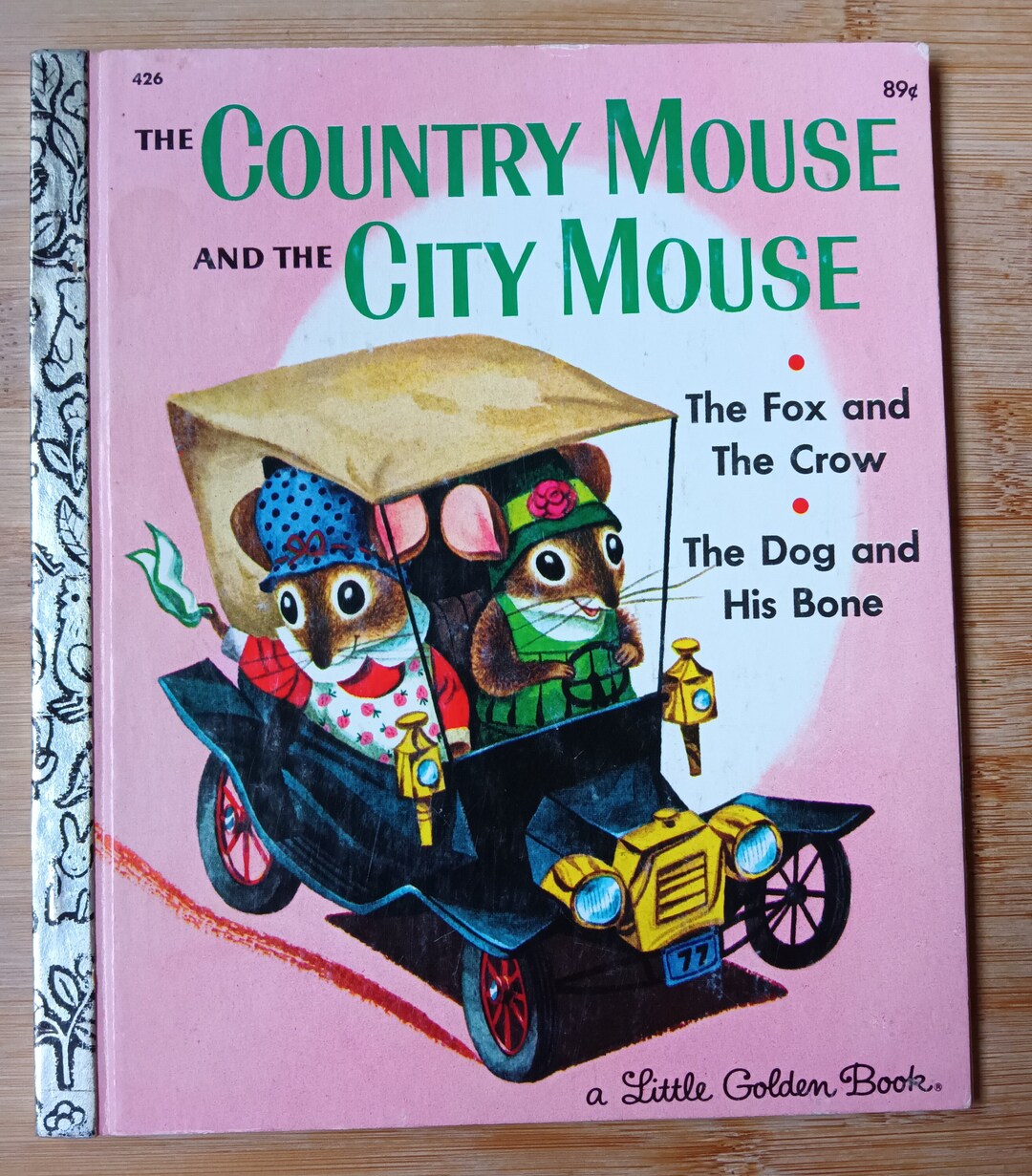 Little Golden Book Richard Scarry Aesop Fables: Country Mouse and the ...