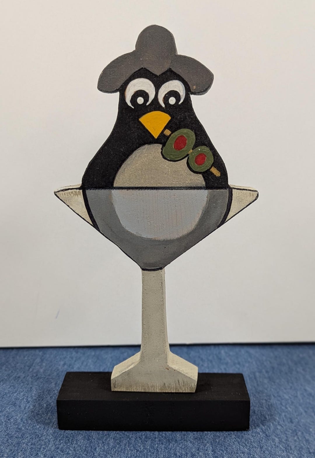 Dapper Martini Bird, Martini Chicken, Martini Penguin, Bird Drinking ...