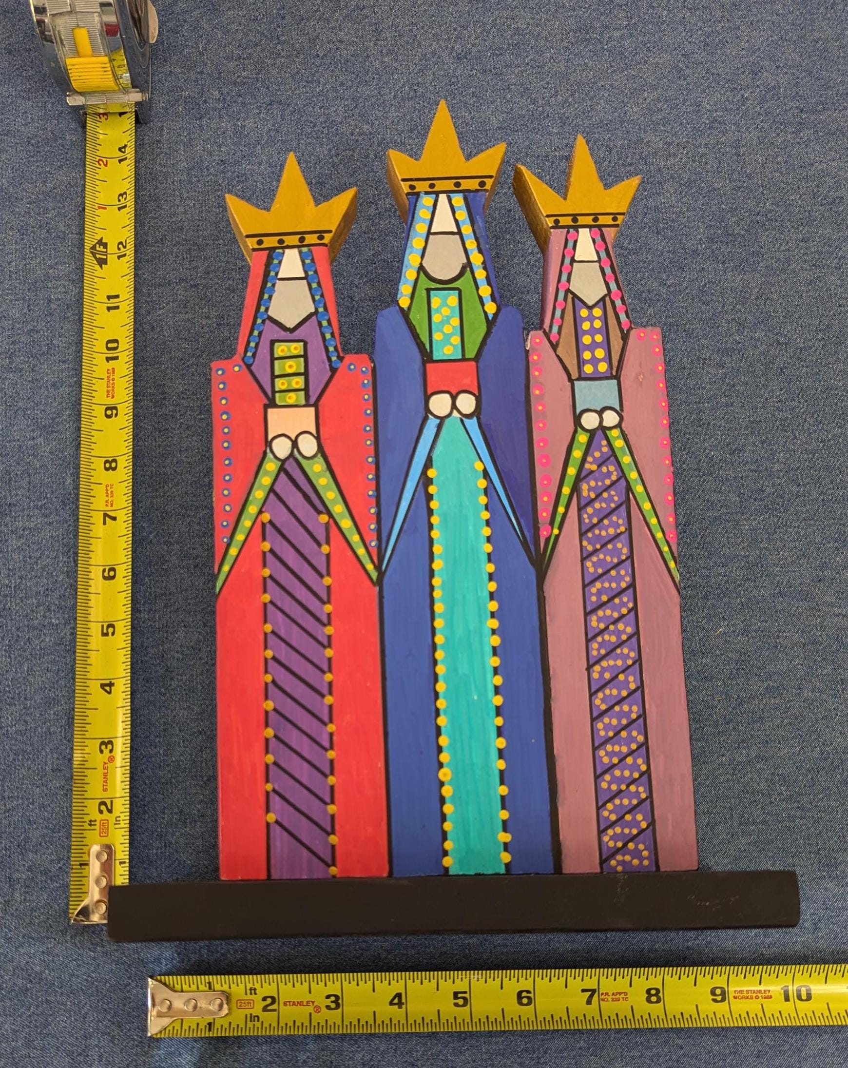 Three Kings of Nativity, Hand Painted Nativity, Christmas Decoration ...