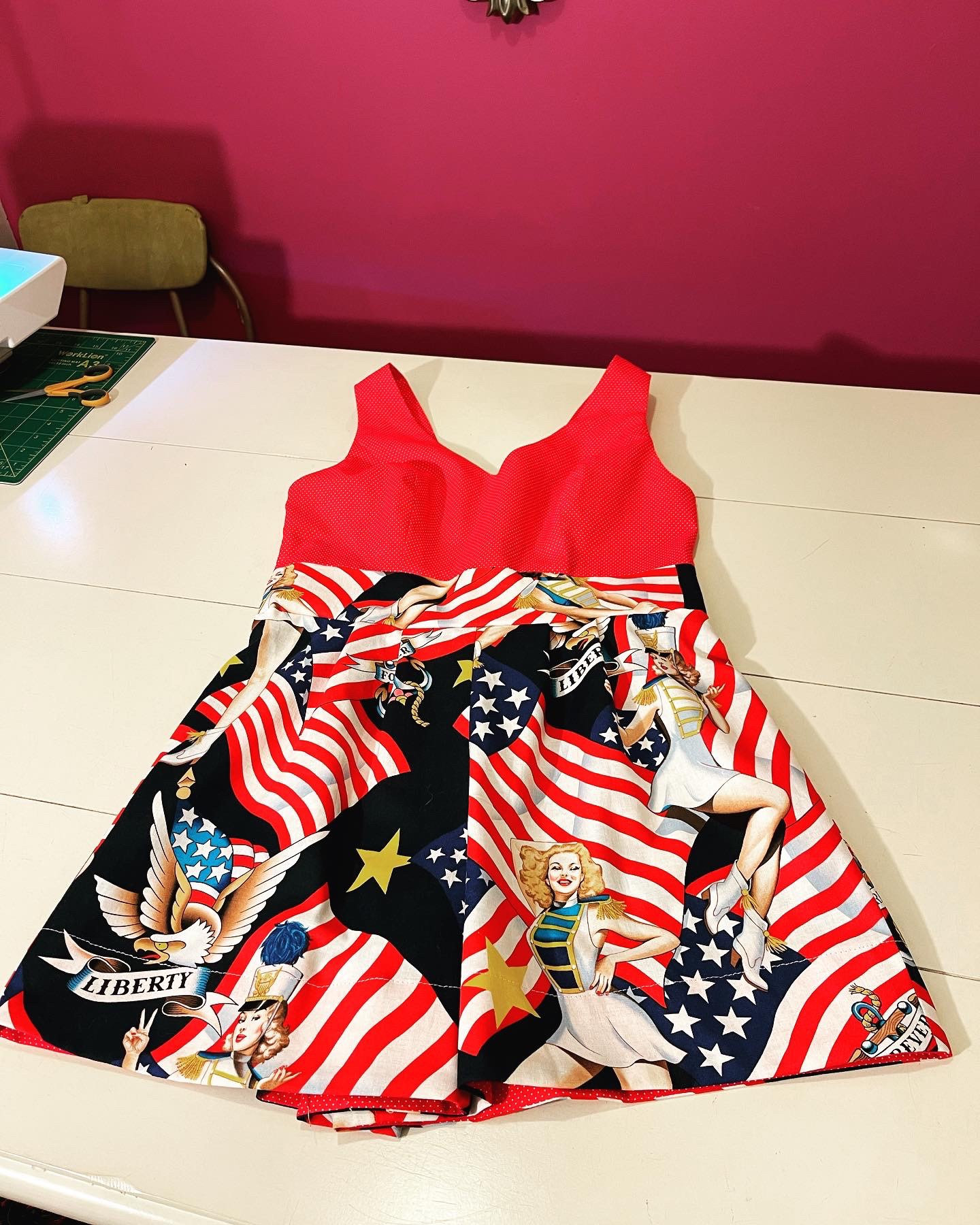 4th of July Vintage Inspired Pinup Girl Romper | Etsy