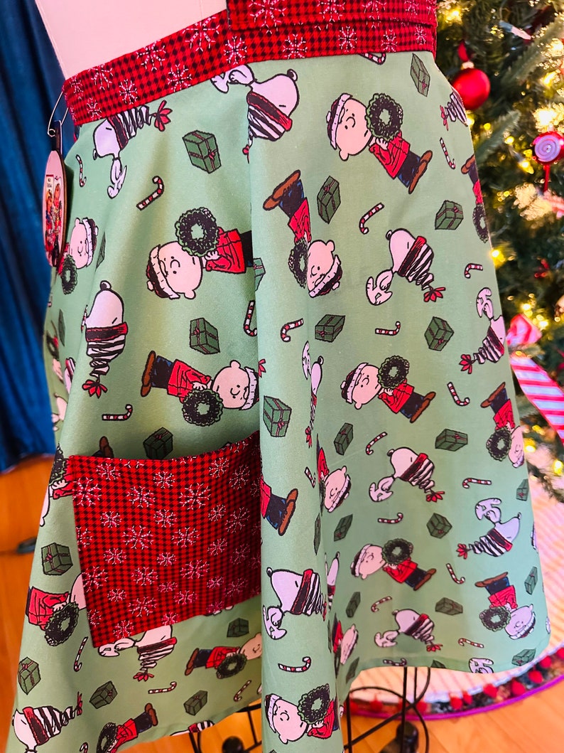 Snoopy Holiday Vintage Inspired Cooking Apron - Etsy