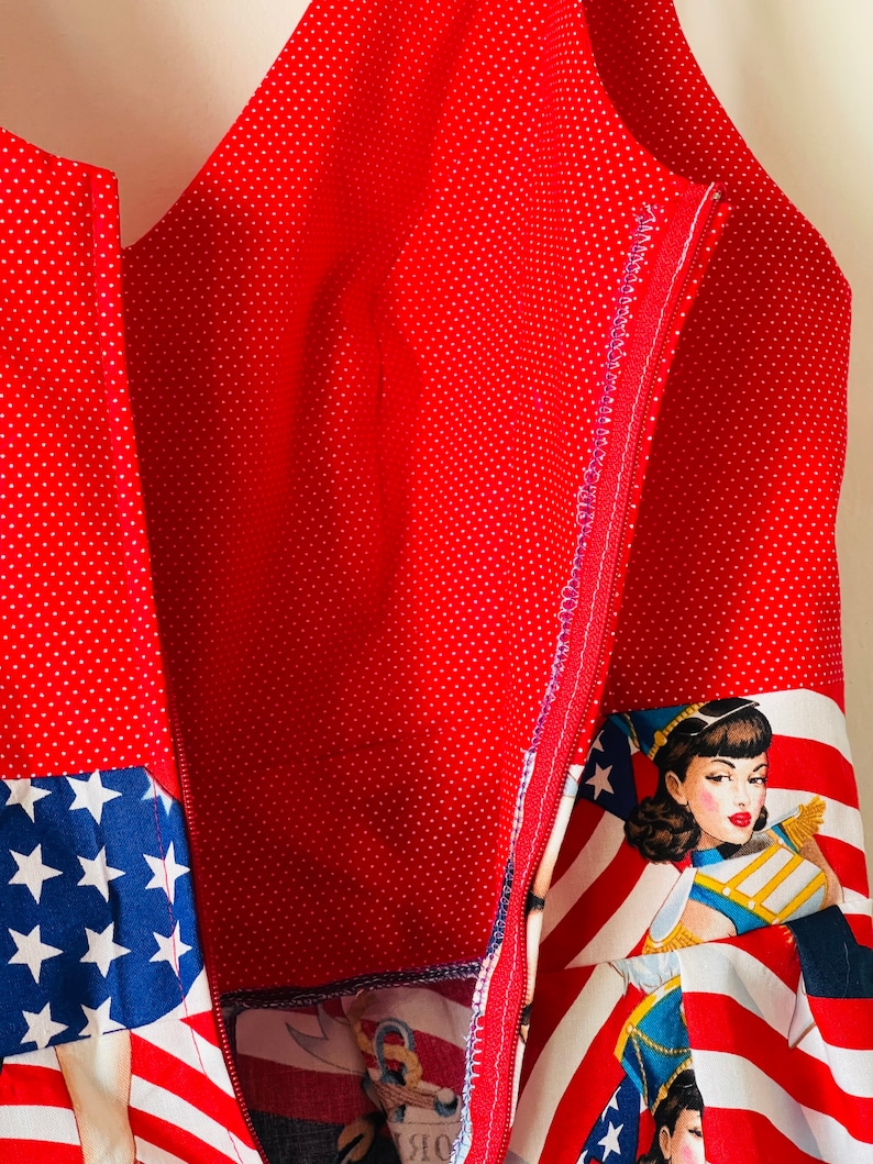 4th of July Vintage Inspired Pinup Girl Romper | Etsy