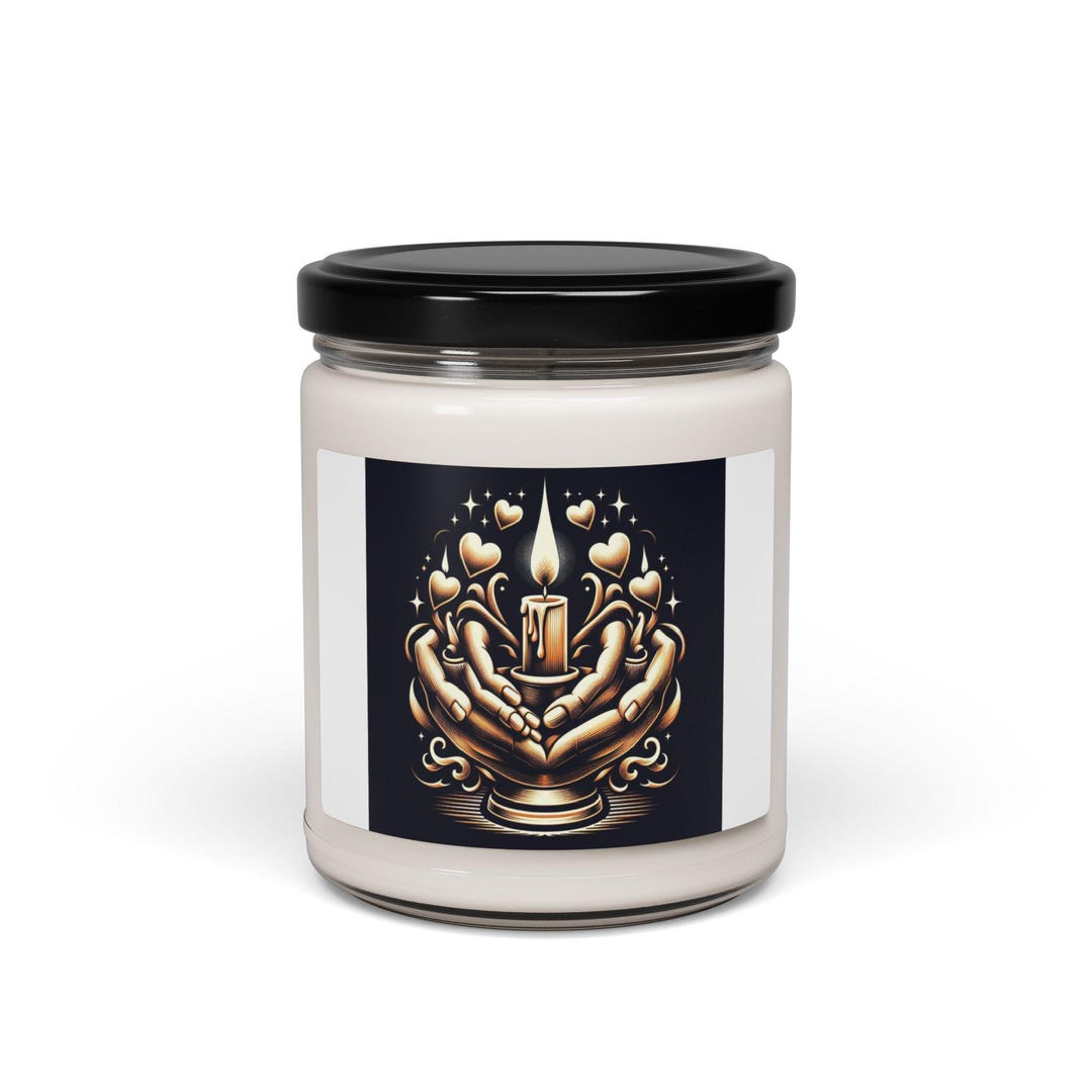 Handcrafted Scented Soy Candle, Cozy Home Decor, Relaxation Gift ...