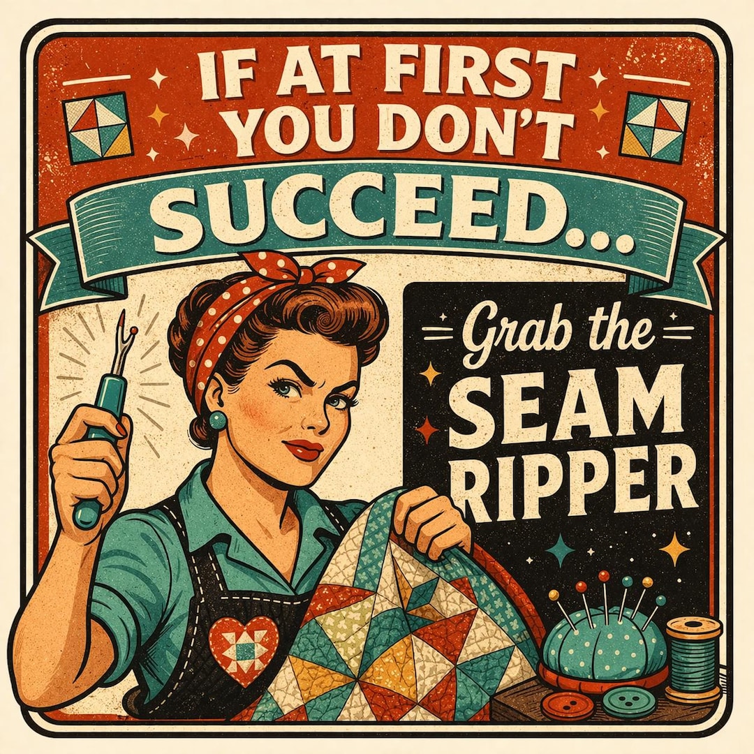Funny Quilter Magnet – Seam Ripper Humor, Quilt Retreat Gift - Etsy