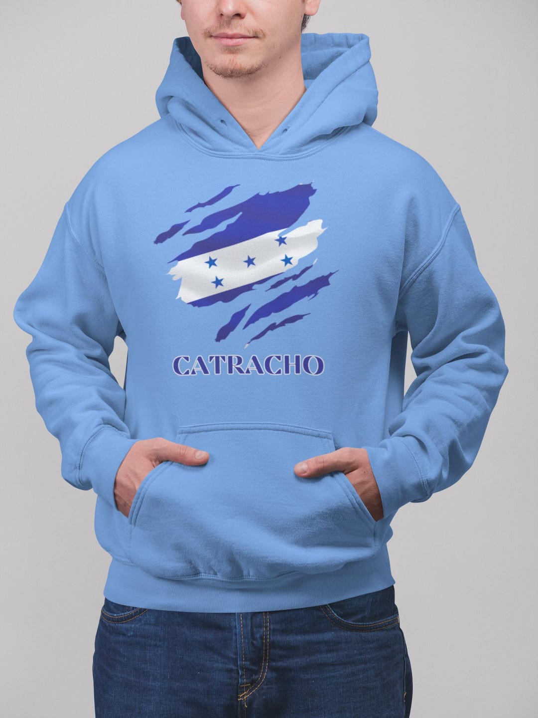 Catracho Hoodie With Honduras Flag Patriotic Sweatshirt for Honduran ...