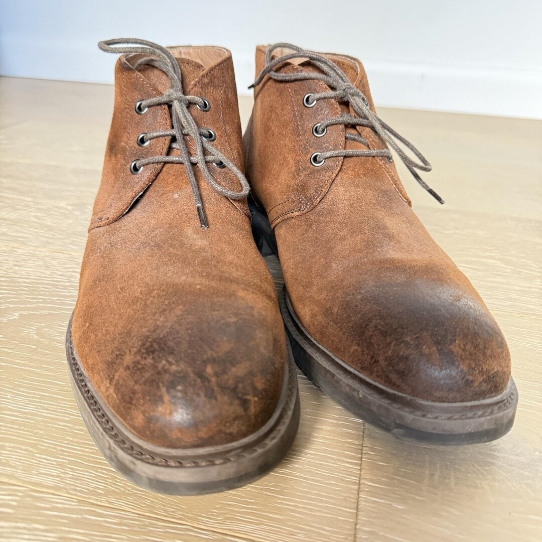 1901 Nordstrom Brand Dark Brown Suede Barrett Chukka Boots Size 10 M - Etsy