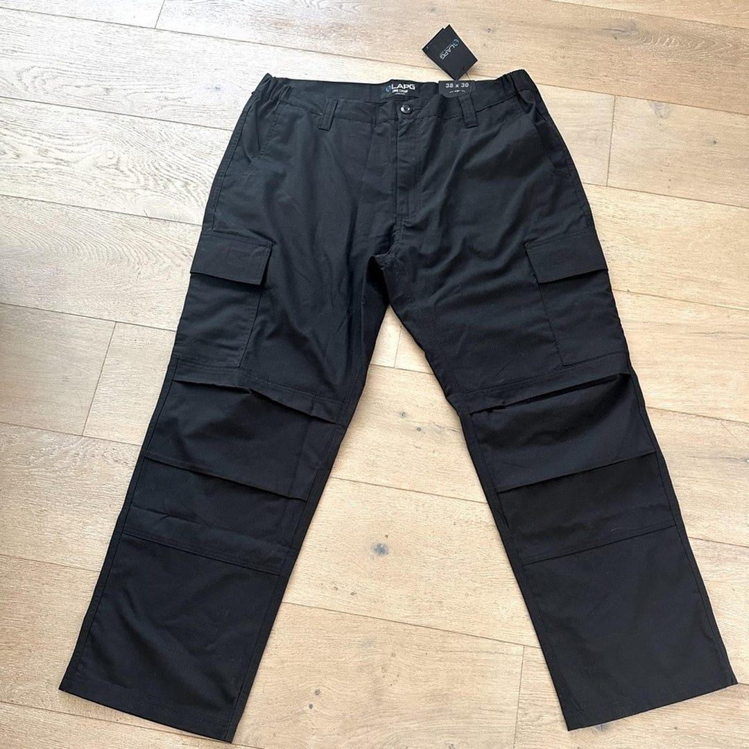 NWT LAPG Core Cargo Pants, LA Police Gear Black With Tags Men's 38 X 30 ...