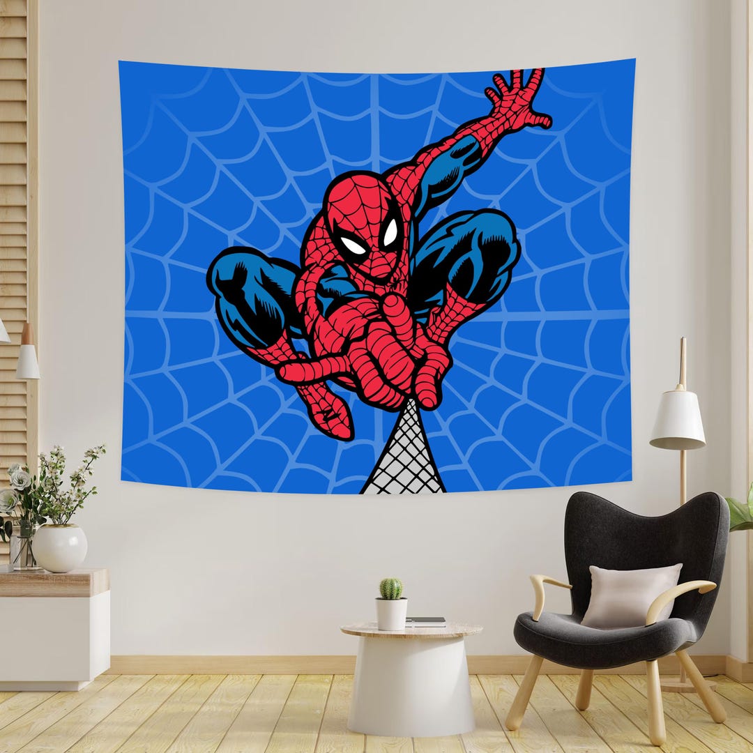 Spiderman Tapestry, Spiderman Poster, Spidey Poster, Spiderman Wall Art ...