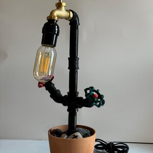 Faucet Lamp With Flower Pot Base - Etsy