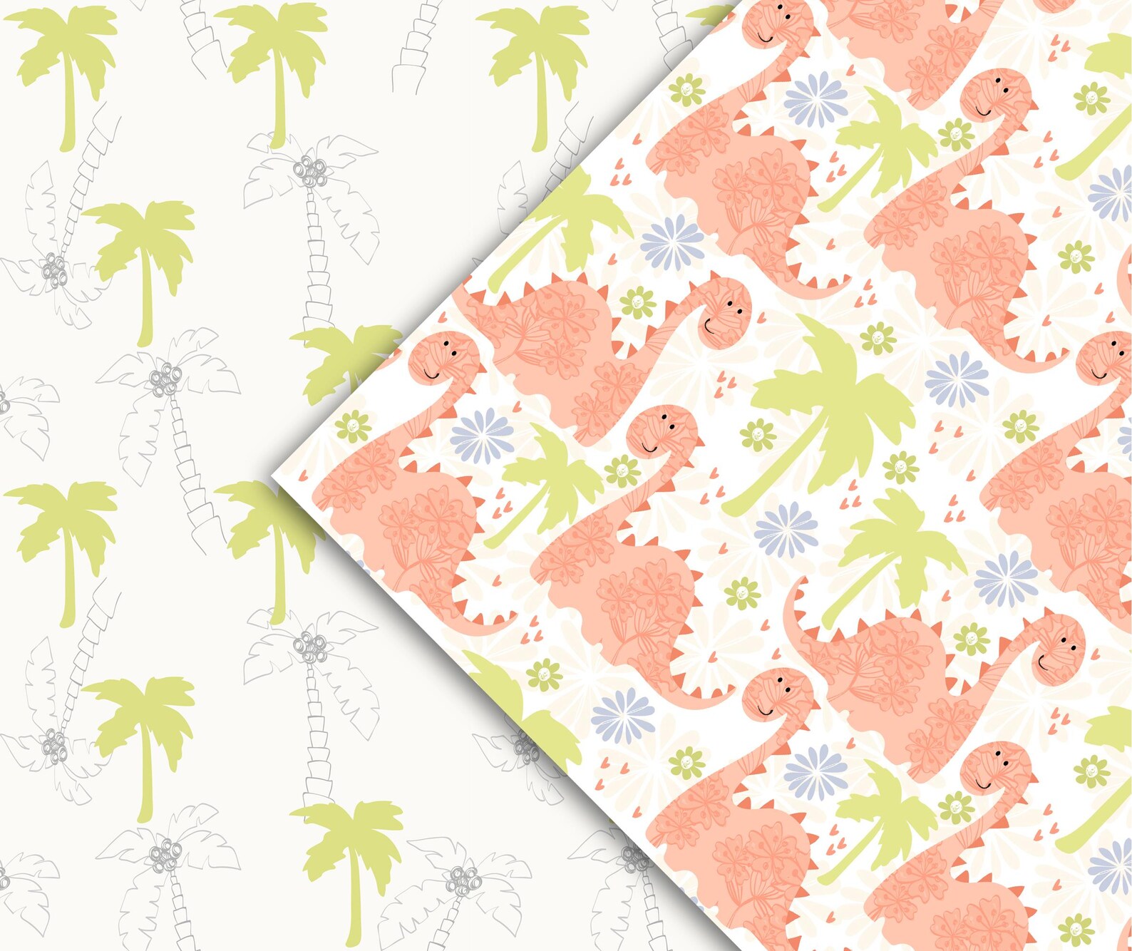 Cute Dinosaurs, Animals Papers, Baby Seamless Patterns, Kids Scrapbook ...