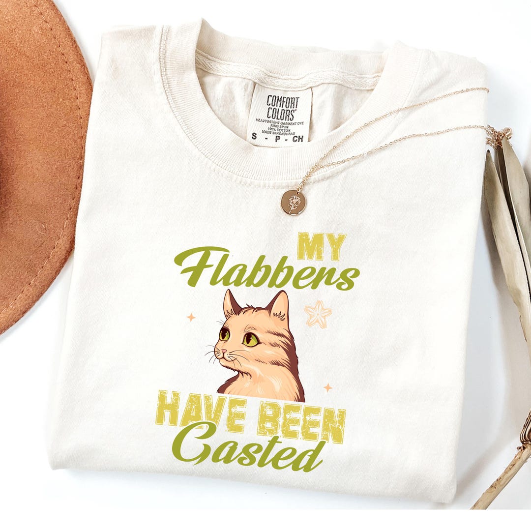Comfort Colors® My Flabbers, Have Been Gasted Shirt, Funny Cat Shirt ...