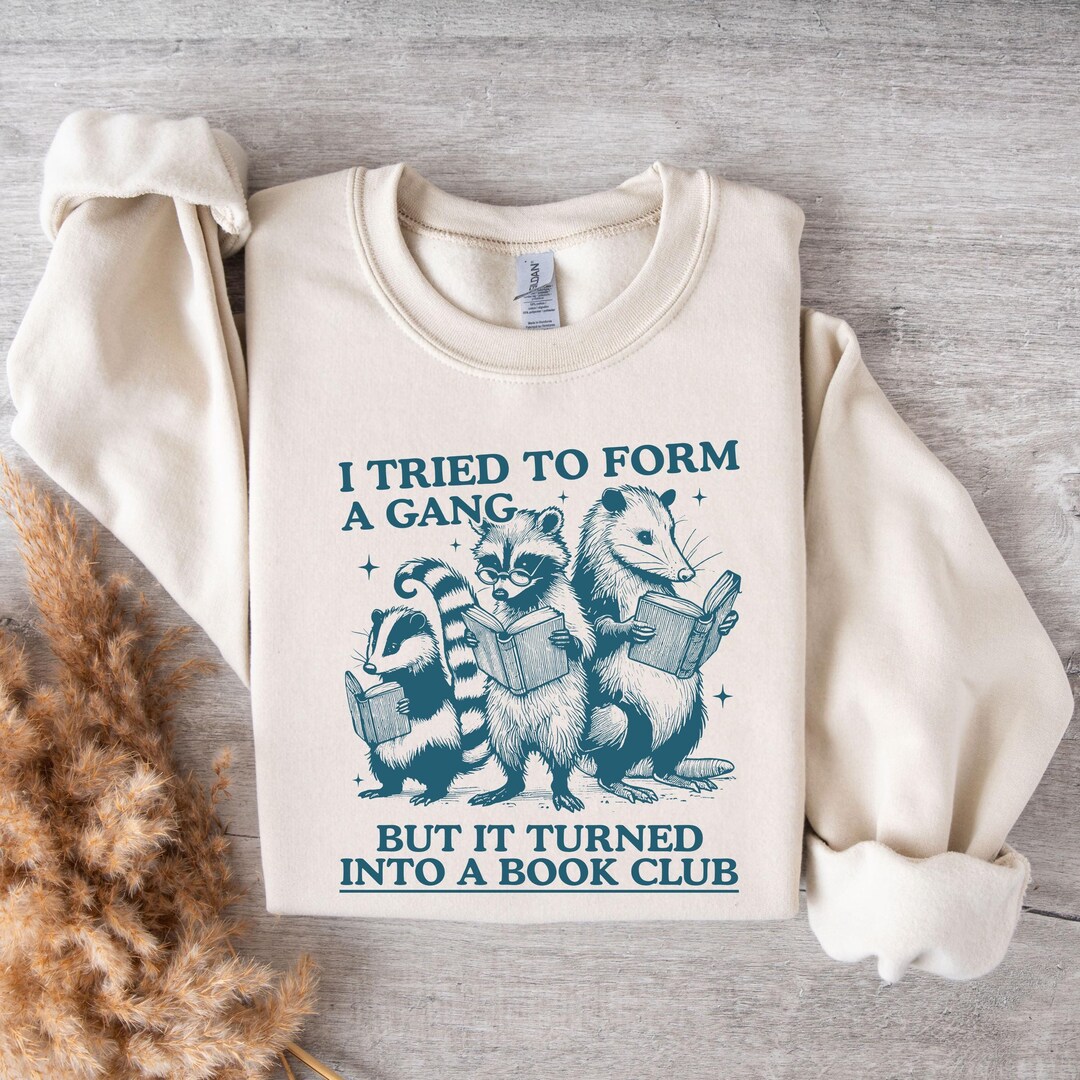 I Tried to Form A Gang but It Turned Into A Book Club Funny Reading ...