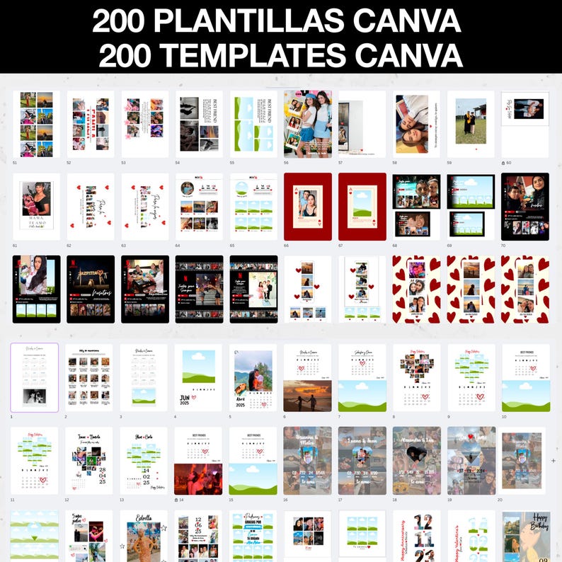Canva Templates / Valentine's Day Templates / Canva Templates / Designs ...