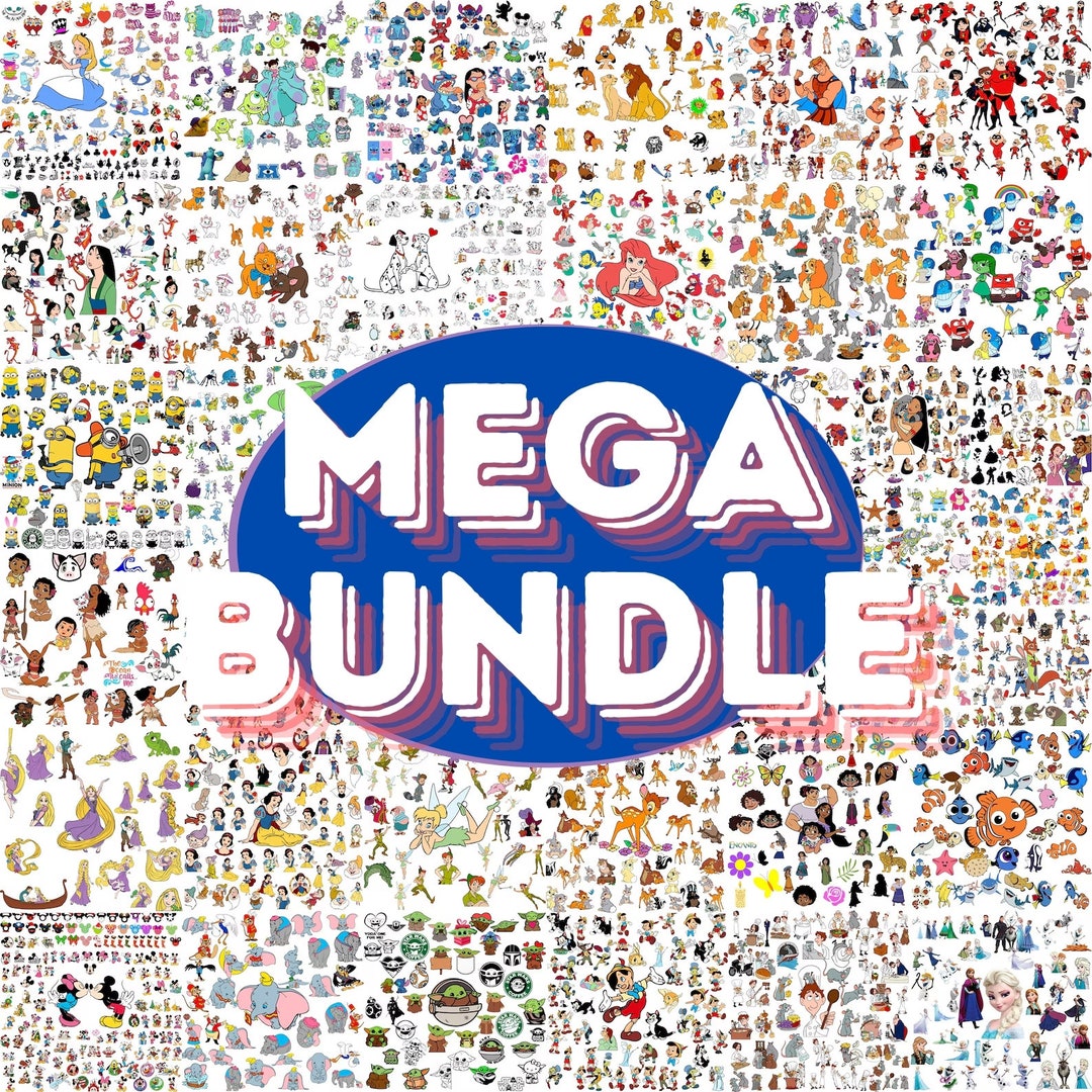 Mega SVG Bundle, SVG Files for Cricut, Silhouette Cut Files, Font ...