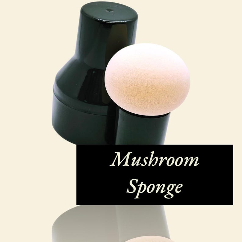 Shell Highlighter With Mushroom and Tear Drop Sponge - Etsy