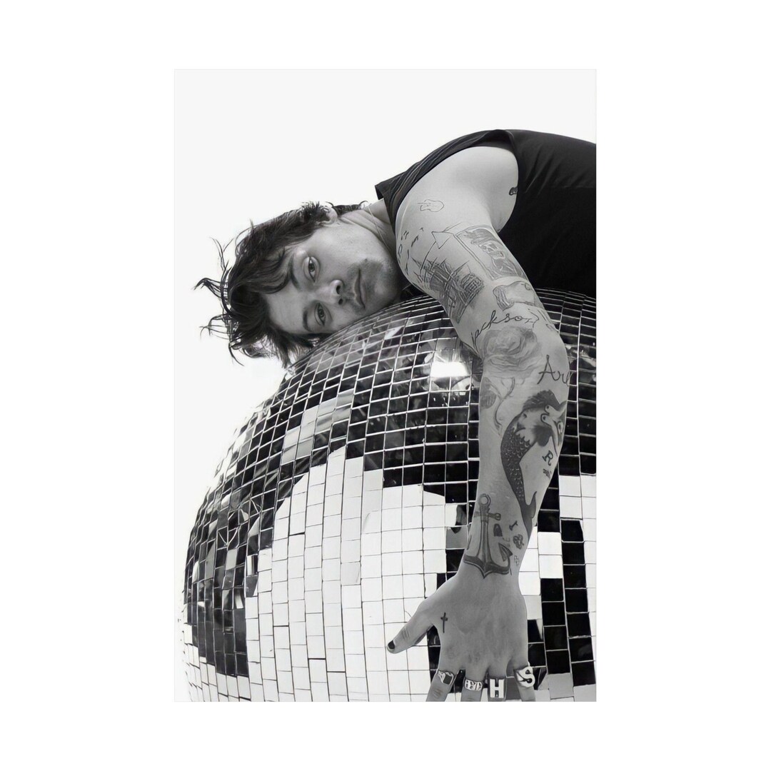 Harry Styles Mirrorball Poster - Etsy