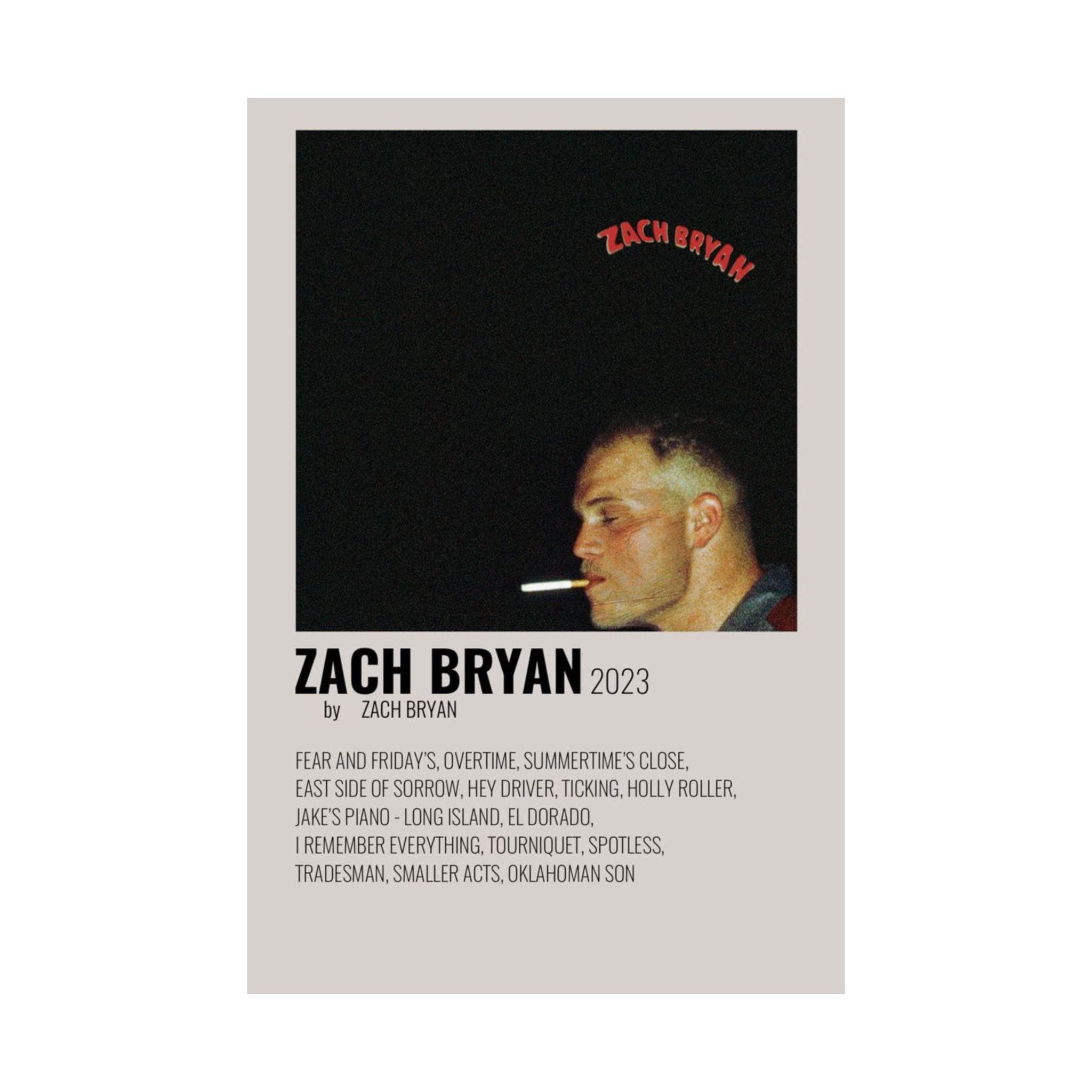 Zach Bryan Album Poster - Etsy