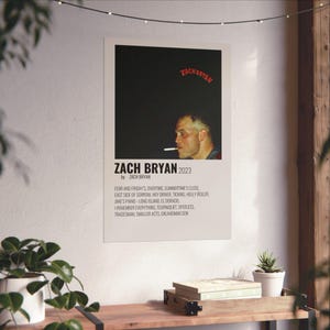 Zach Bryan Album Poster - Etsy