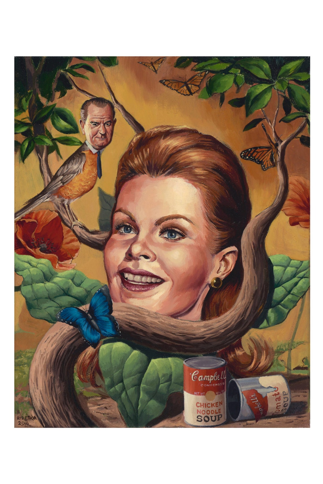 Surrealism Pop-art Painting Art Print - Etsy