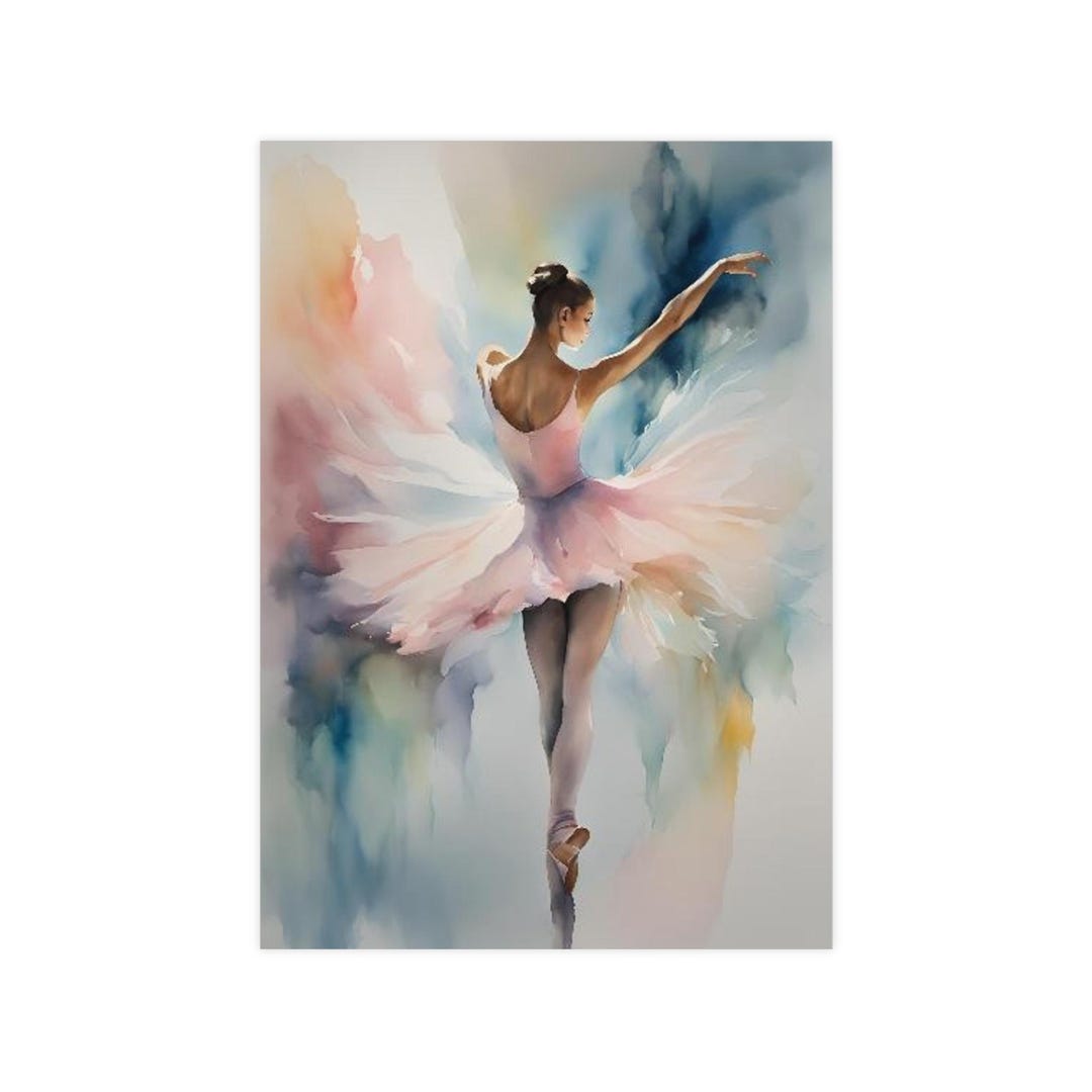 Ballerina Posters, Ballet Art Prints, Dance Wall Decor, Ballerina ...