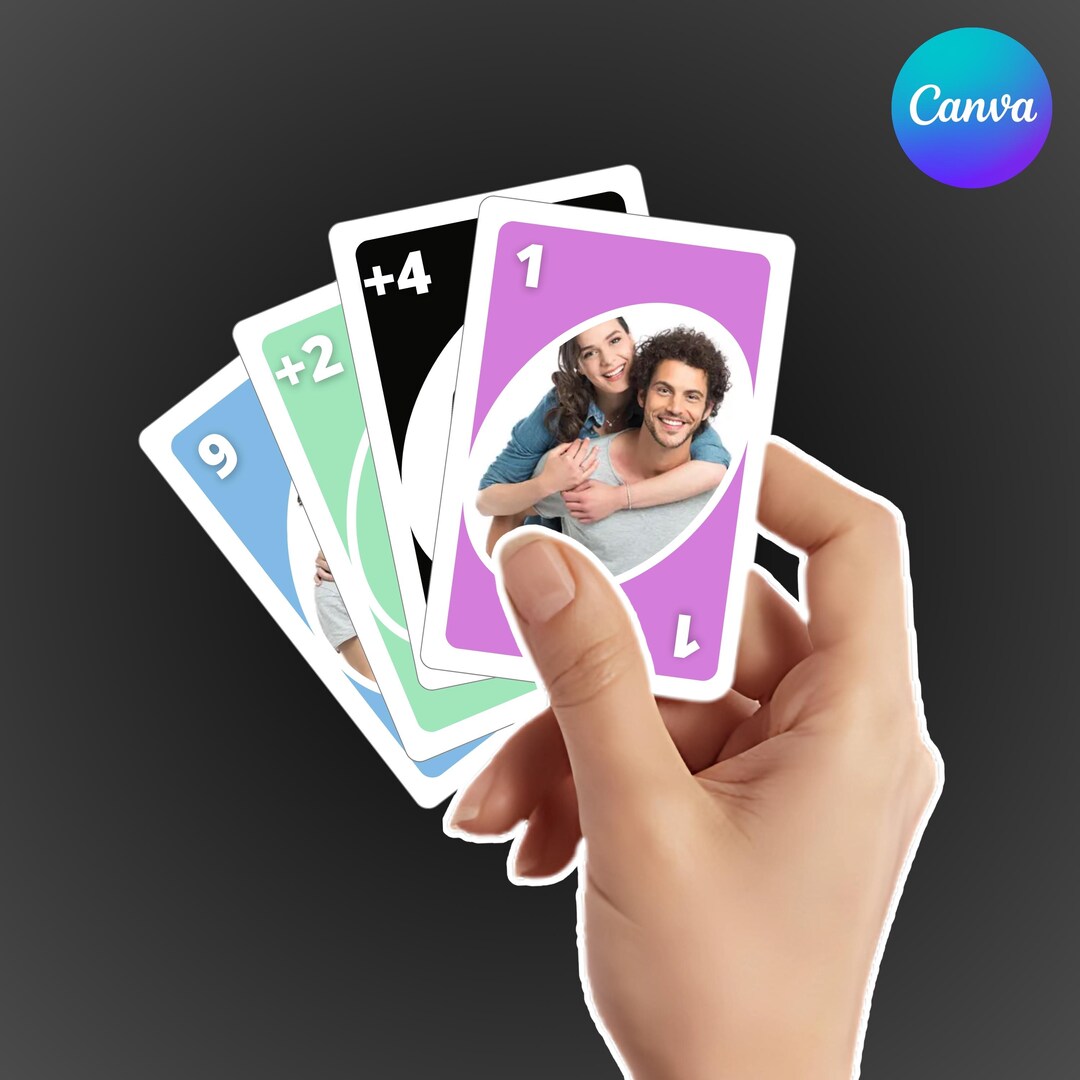 Editable Playing Card Game Template, Customizable Printable Board Game ...