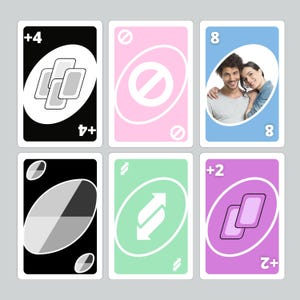 Editable UNO Game Template on Canva, Customize Colors, Text and Add ...