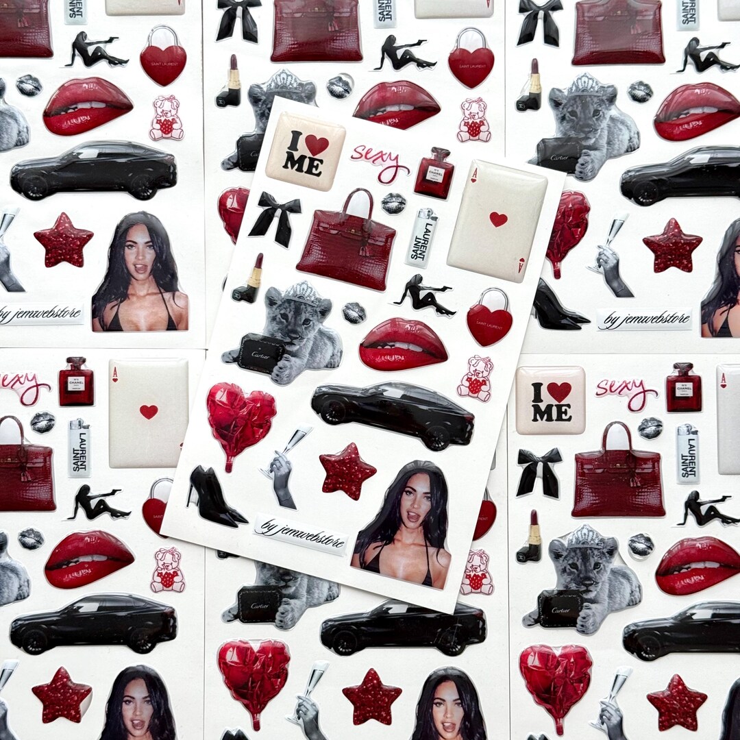 Stylish Aesthetic 3D Stickers for Iphone, iPad & MacBook Case ...