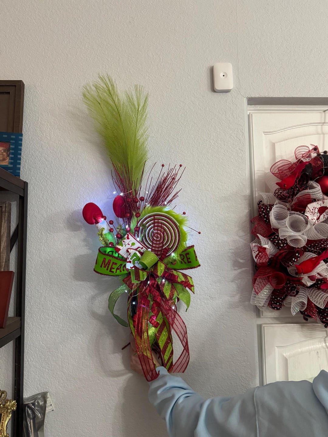 Lighted Bottoms up Green Monster Tree Topper - Etsy