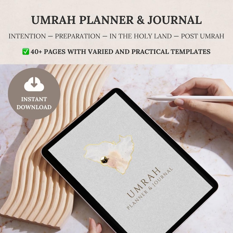 Umrah Planner & Journal PDF | Digital Islamic Travel Guide for Umrah ...