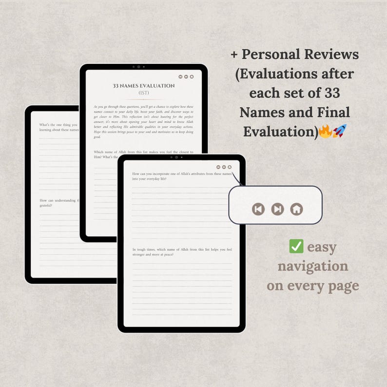 99 Names of Allah Reflection Journal | Asmaul Husna Guided Journal for ...