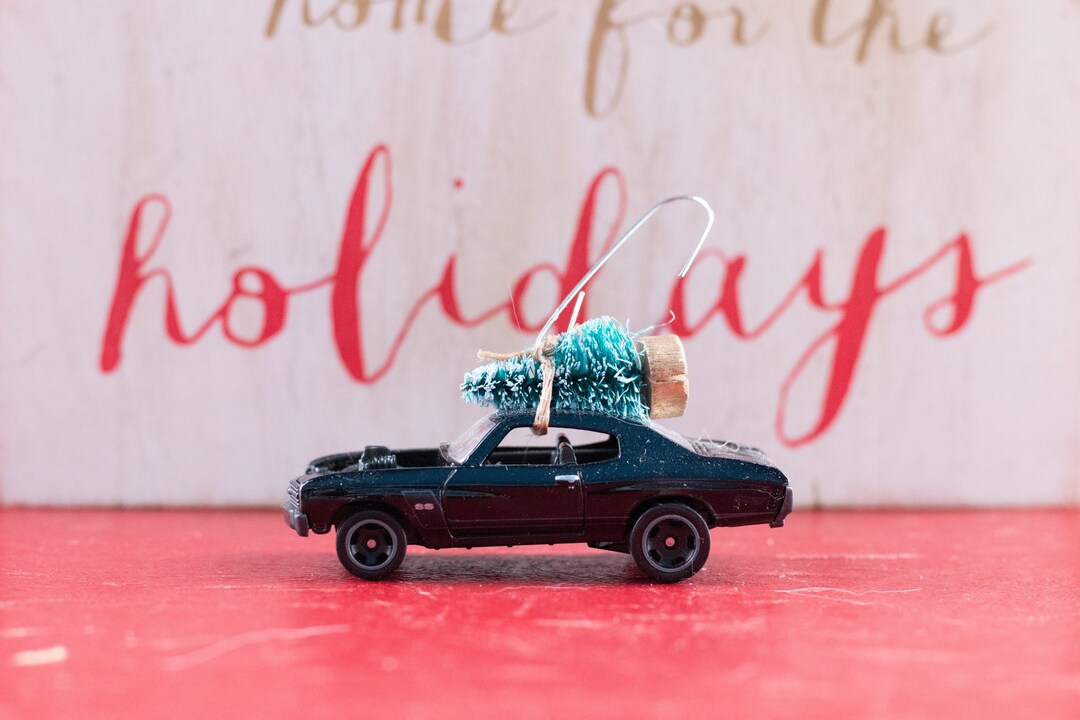 Chevelle SS Carrying Christmas Tree Ornament - Etsy