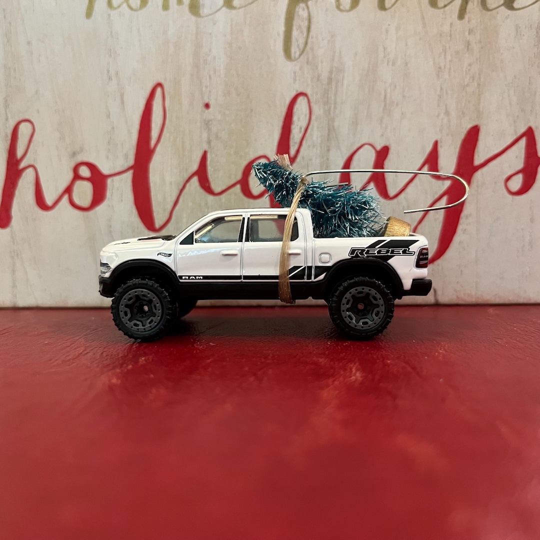 2020 Dodge Ram Carrying Christmas Tree Ornament - Etsy